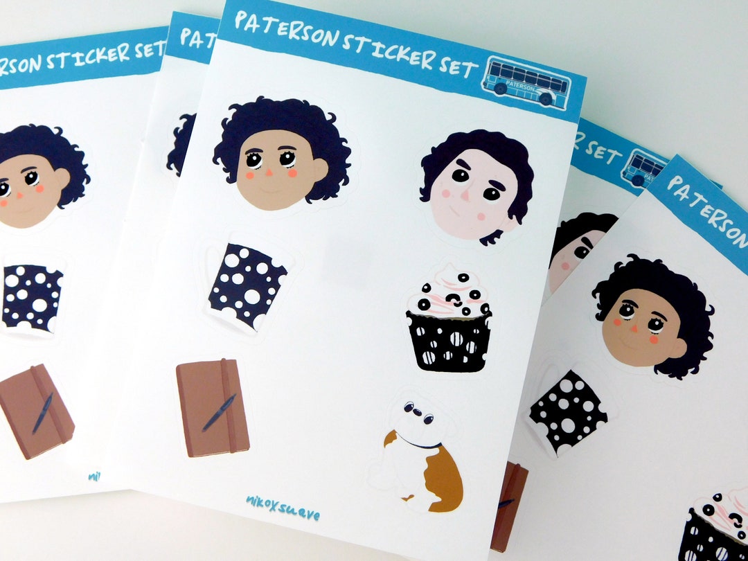 Paterson Sticker Sheet Matte Journaling Stickers Adam - Etsy