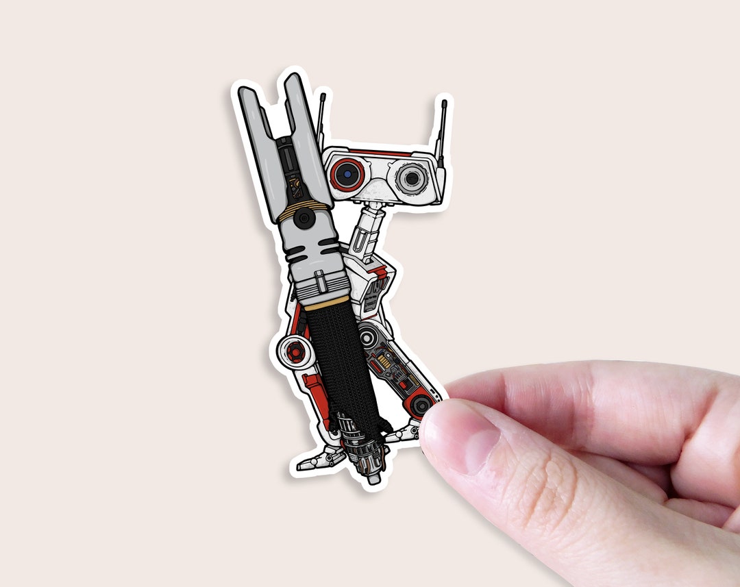 BD-1 & Cal Kestis Lightsaber Laminated Sticker Star Wars Stickers - Etsy