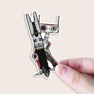 BD-1 & Cal Kestis Lightsaber Laminated Sticker Star Wars Stickers - Etsy