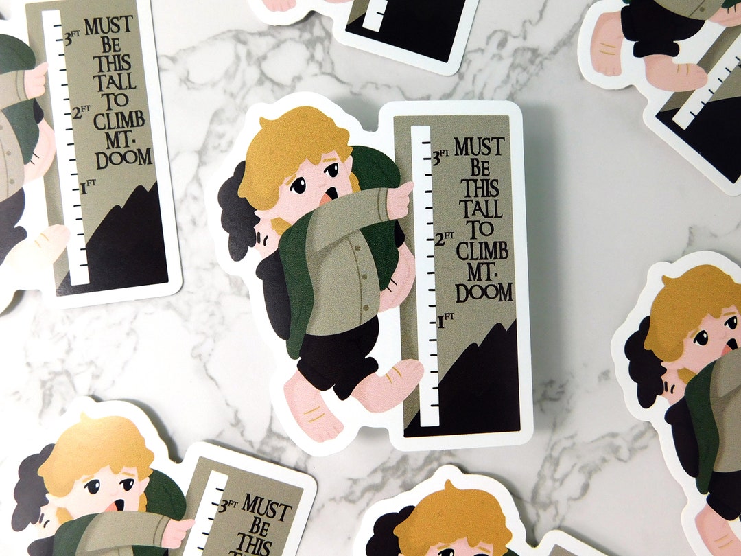 Sam and Frodo - Laminated Sticker - Lord of the Rings Sticker - Mt ...