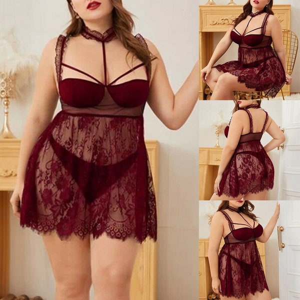 Plus Size Sexy Lingerie Etsy