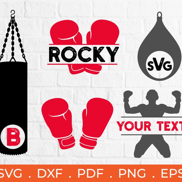 Boxing Bag Svg - Etsy