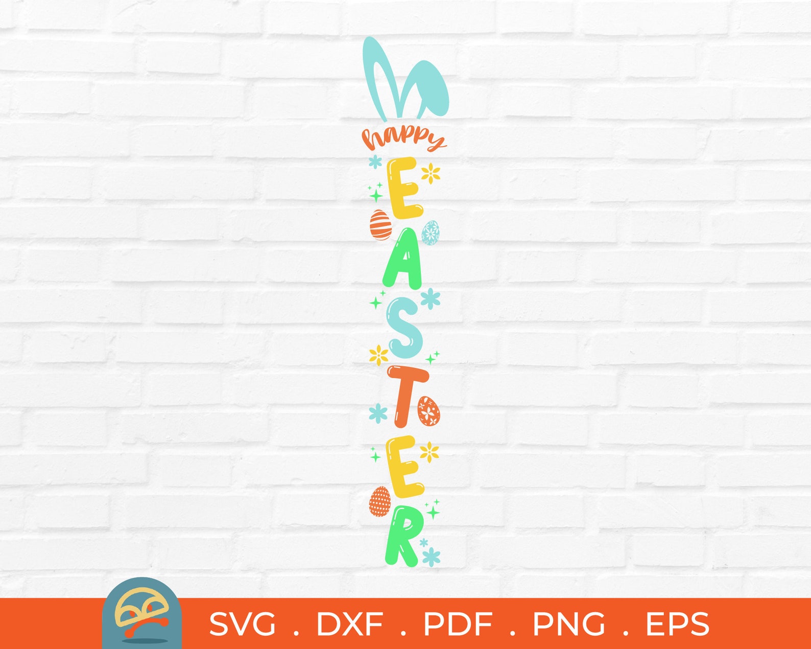 Happy Easter Porch Sign Svg Easter Vertical Sign Svg Easter - Etsy