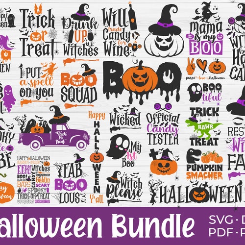Ultimate Halloween SVG Bundle Ghost SVG Cricut Fall SVG - Etsy