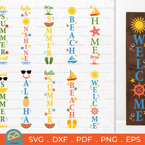 Welcome Summer Porch Sign - Etsy