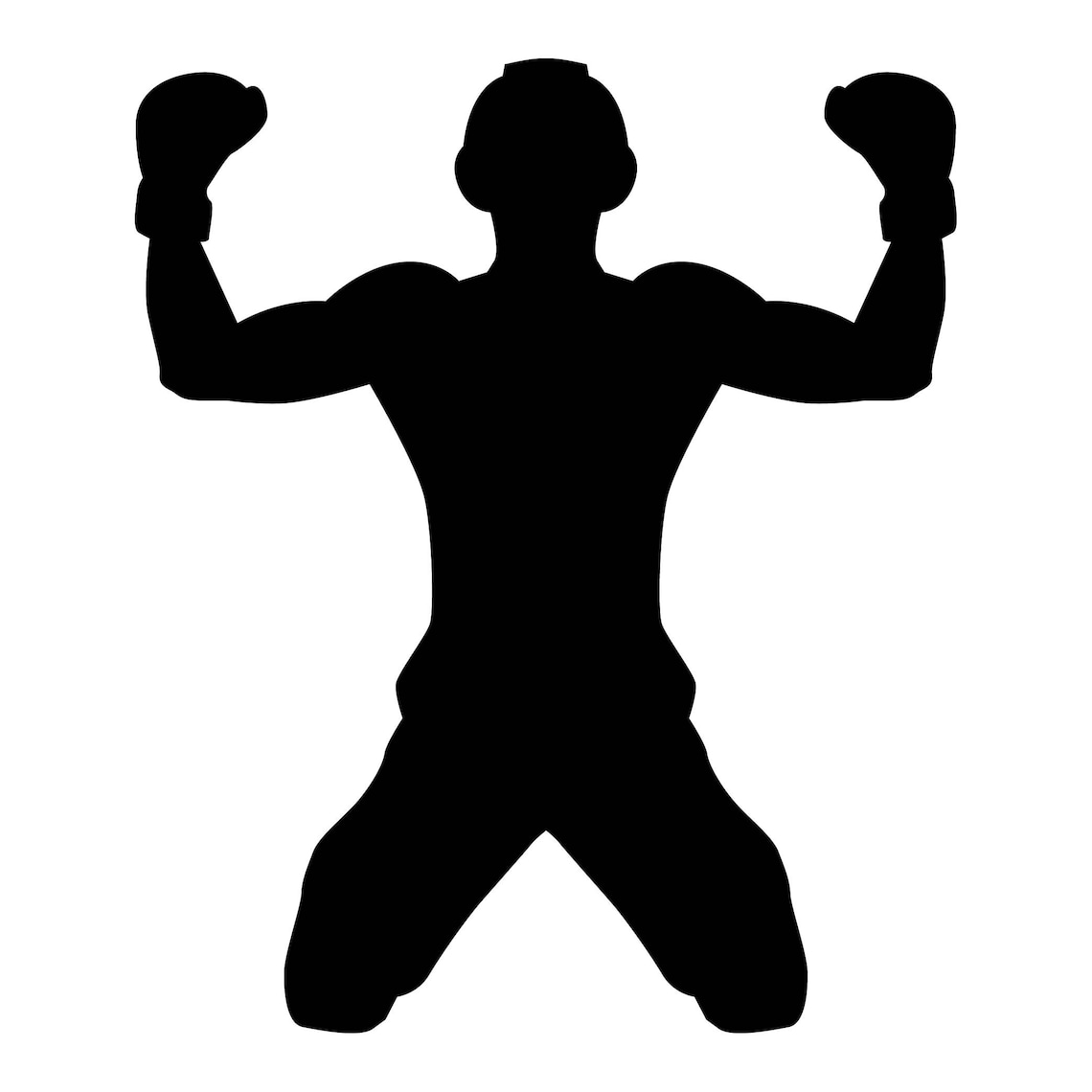 55 paquete de boxeo svg boxeo svg silueta de boxeo guantes | Etsy