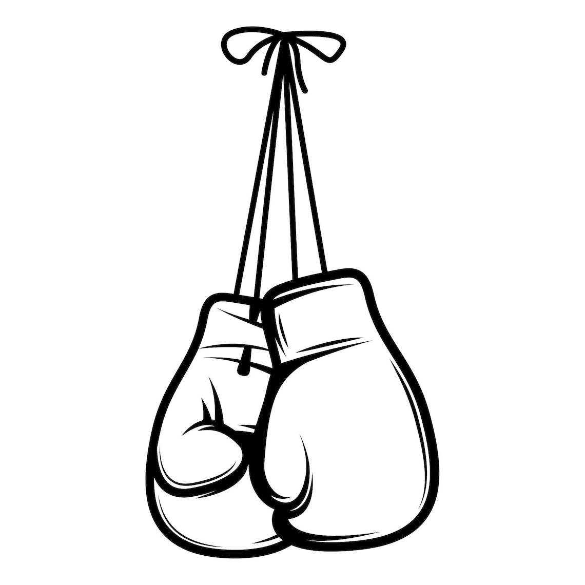 55 paquete de boxeo svg boxeo svg silueta de boxeo guantes | Etsy