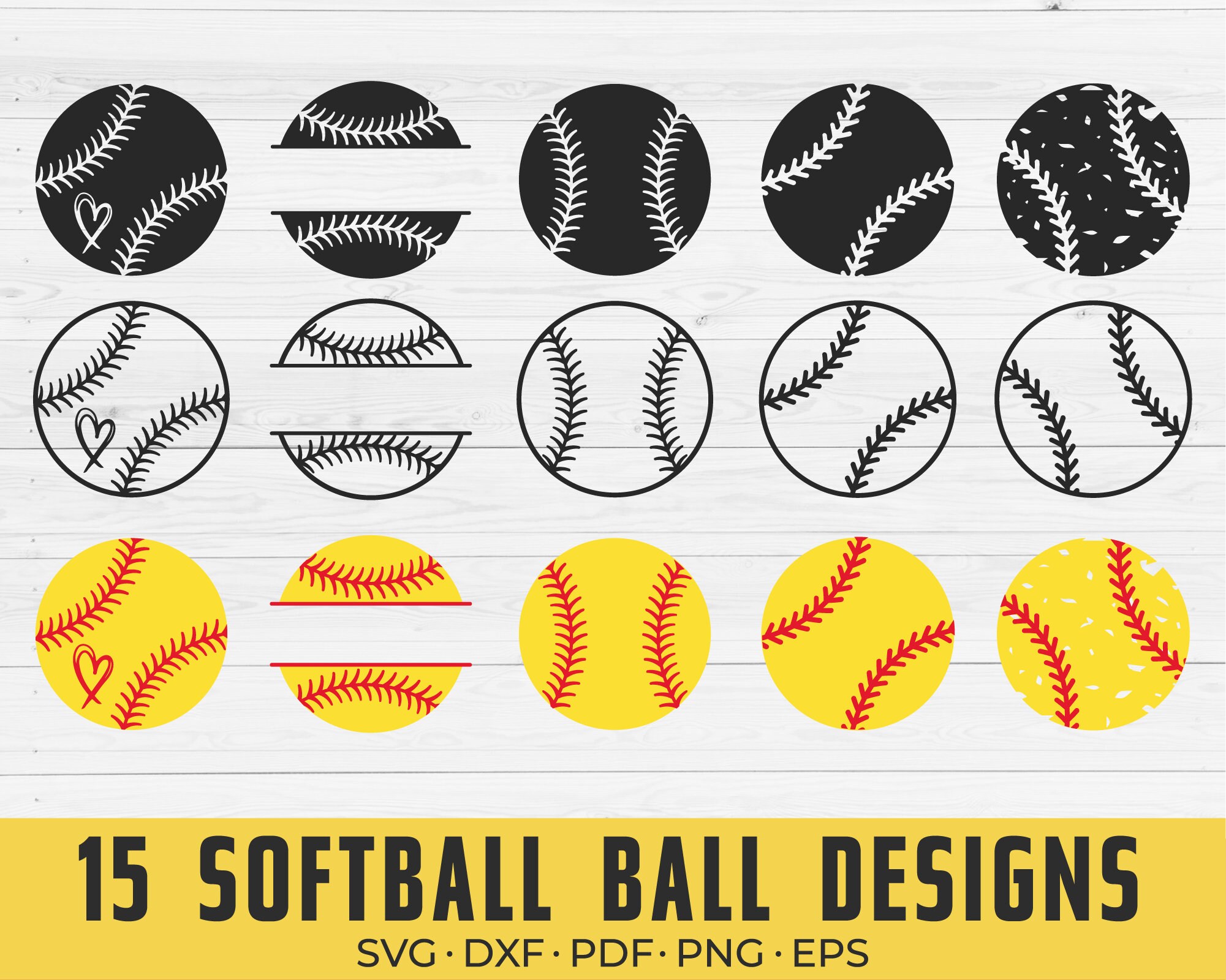 Softball Ball SVG Softball Stitches Svg Softball Svg Sports - Etsy Canada