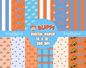 Blippi Clip Art - Etsy Canada