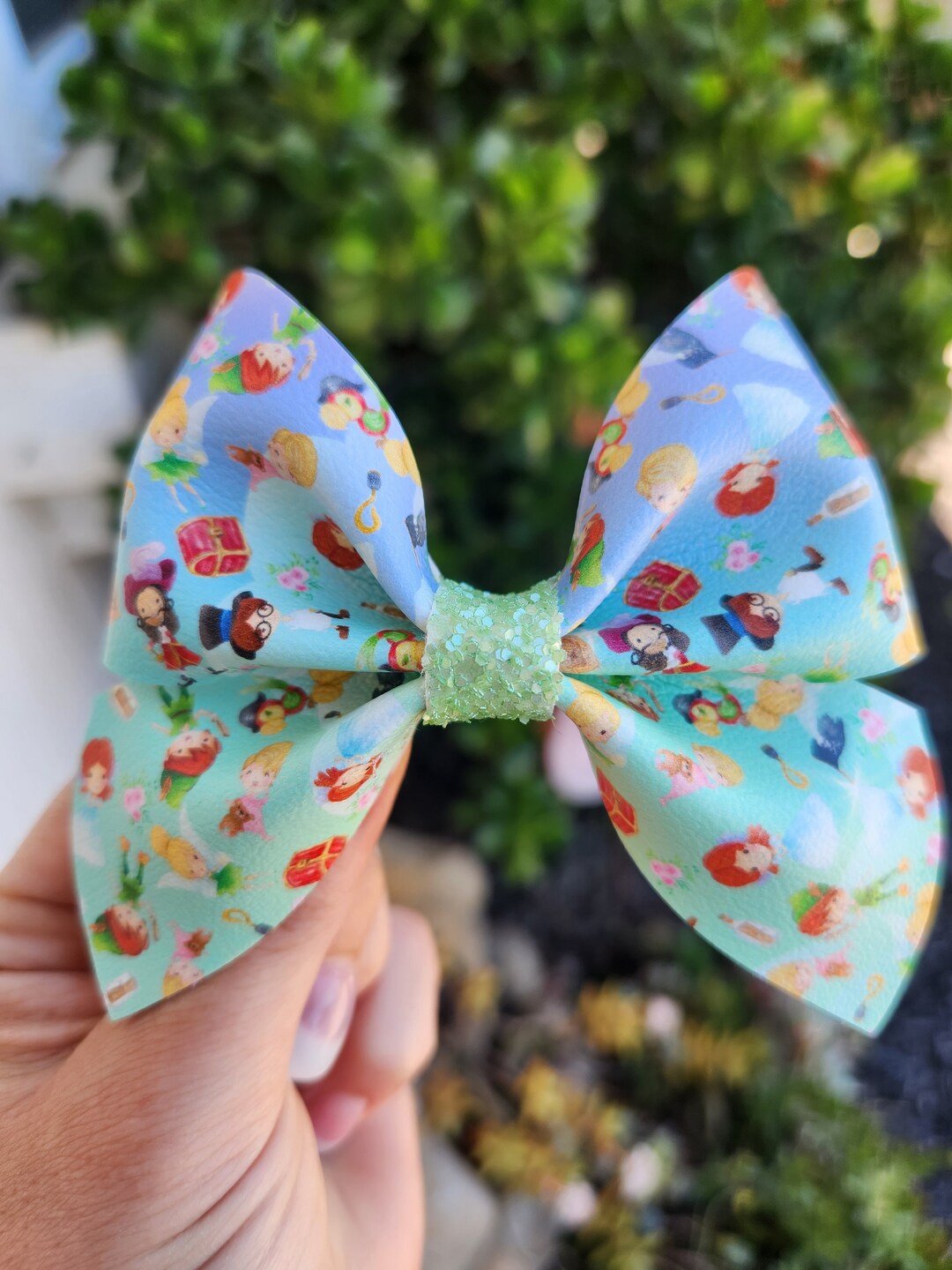 Peter Pan Neverland Tinkerbell Bow (daisy Style) Disney Castle - Etsy