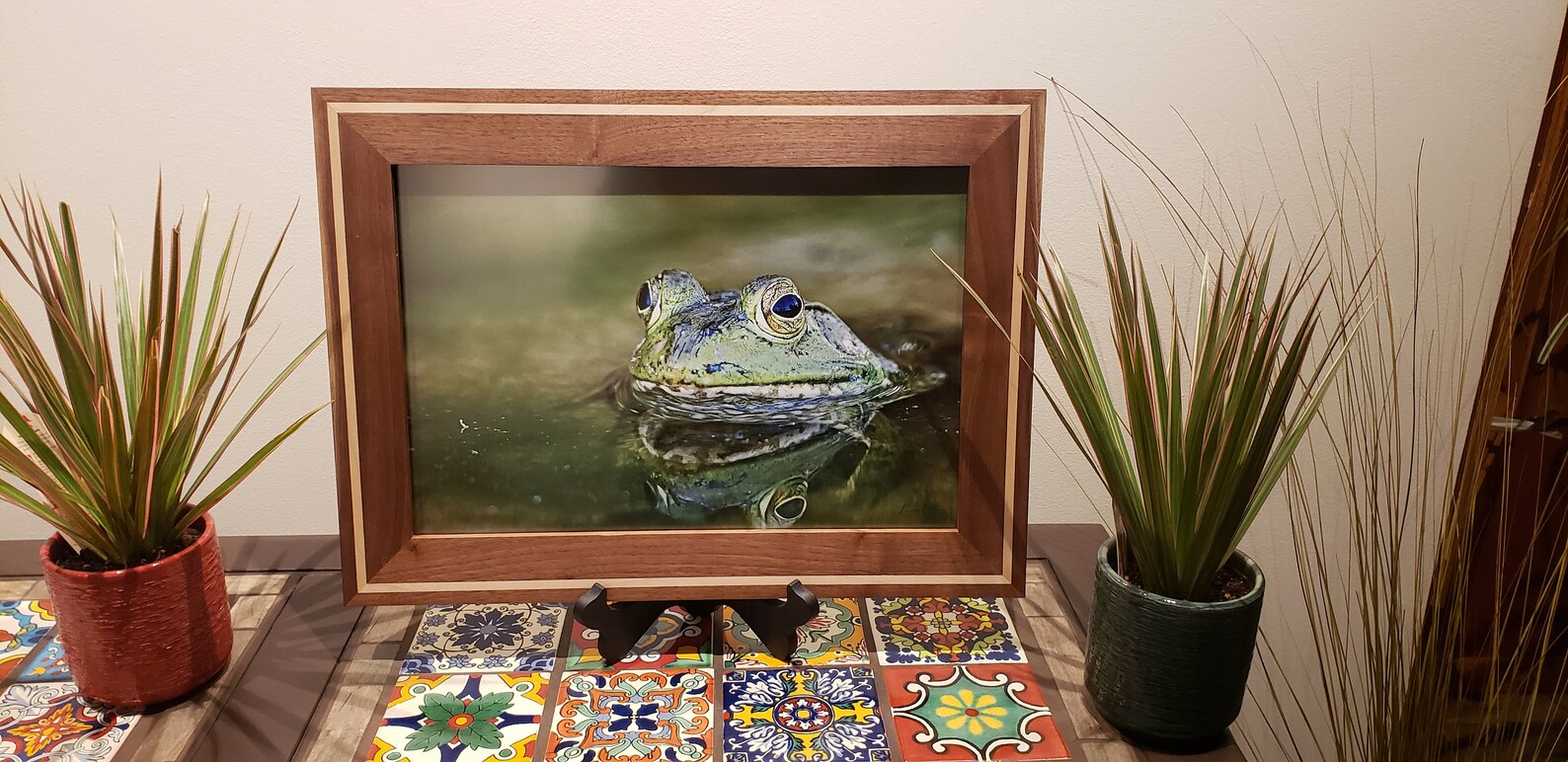 Wood Picture Frame / Custom Wood Frame / Fine art Printing & | Etsy