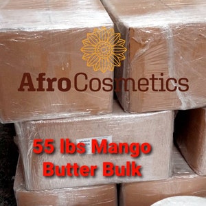 Raw Mango Butter Bulk, Pure Natural Organic Unrefined Cold Pressed ...