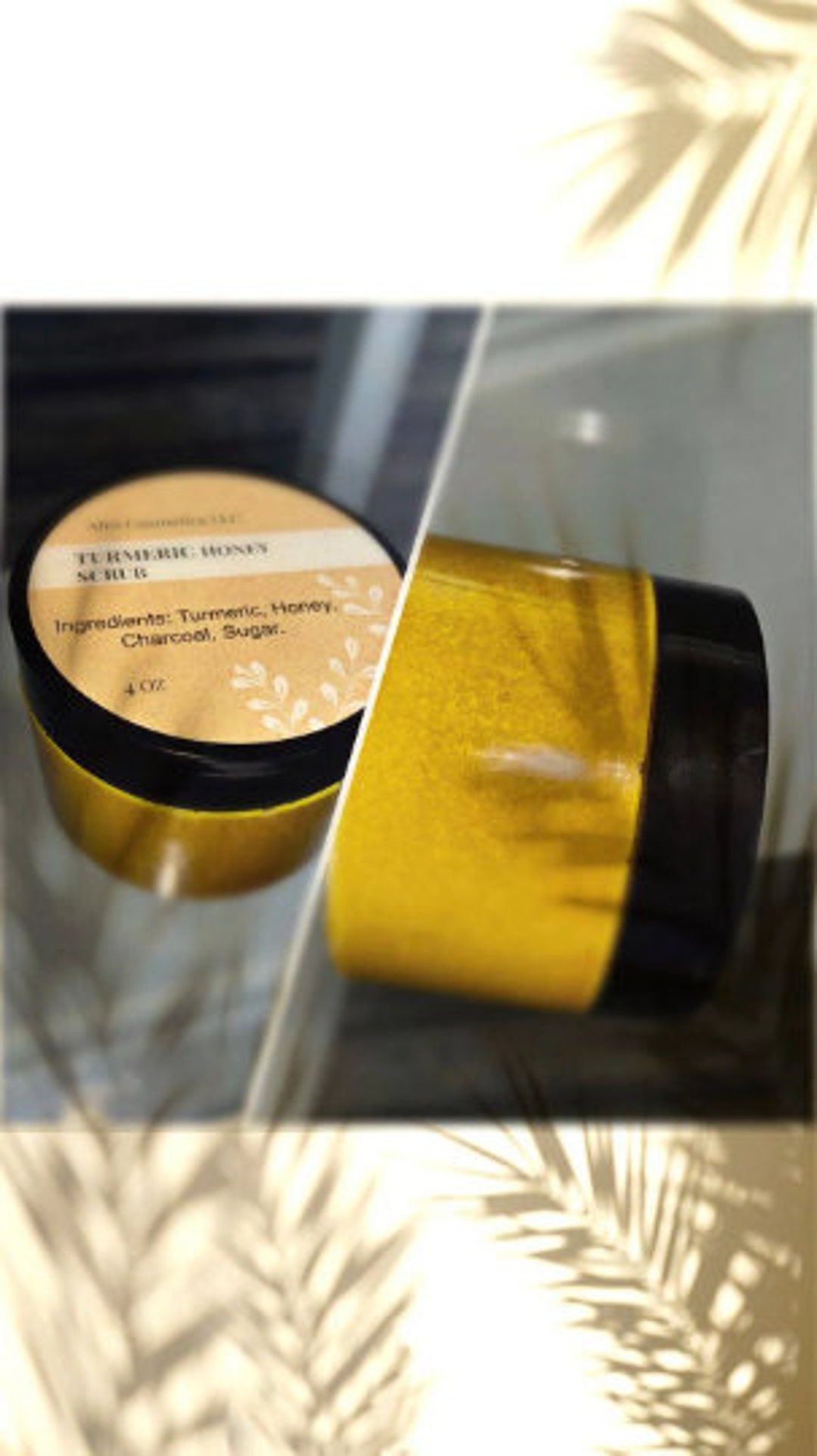 Turmeric Body Scrub, 100% Natural Organic Refreshing Exfoliating Scrub ...