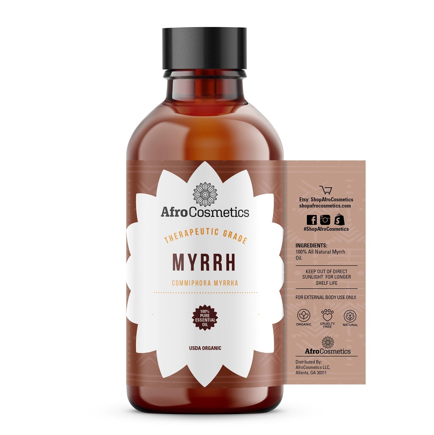 Myrrh Essential Oil, Therapeutic Grade, 100% Pure Natural Undiluted for ...