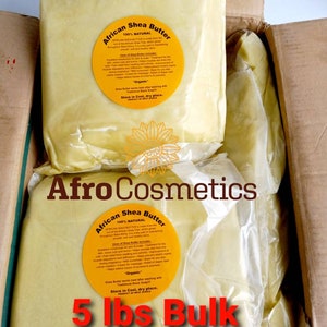 Raw African Shea Butter Bulk, 100% Pure Natural Organic Unrefined ...