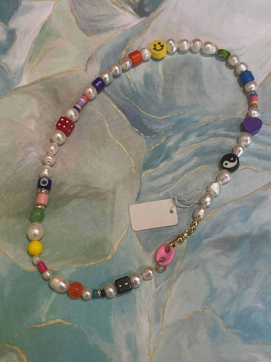 Smiley Necklace - Etsy