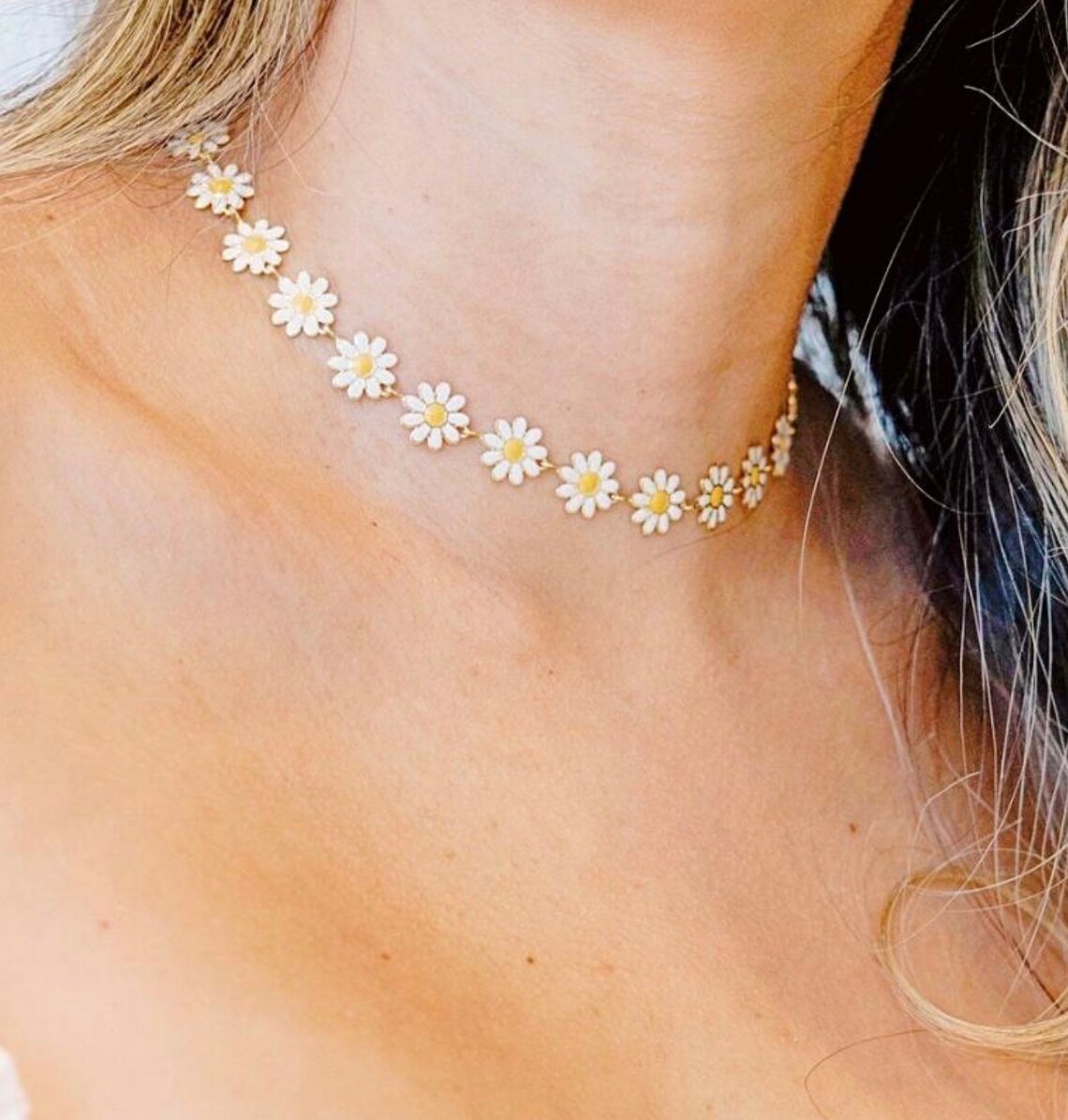 Flower Choker - Etsy