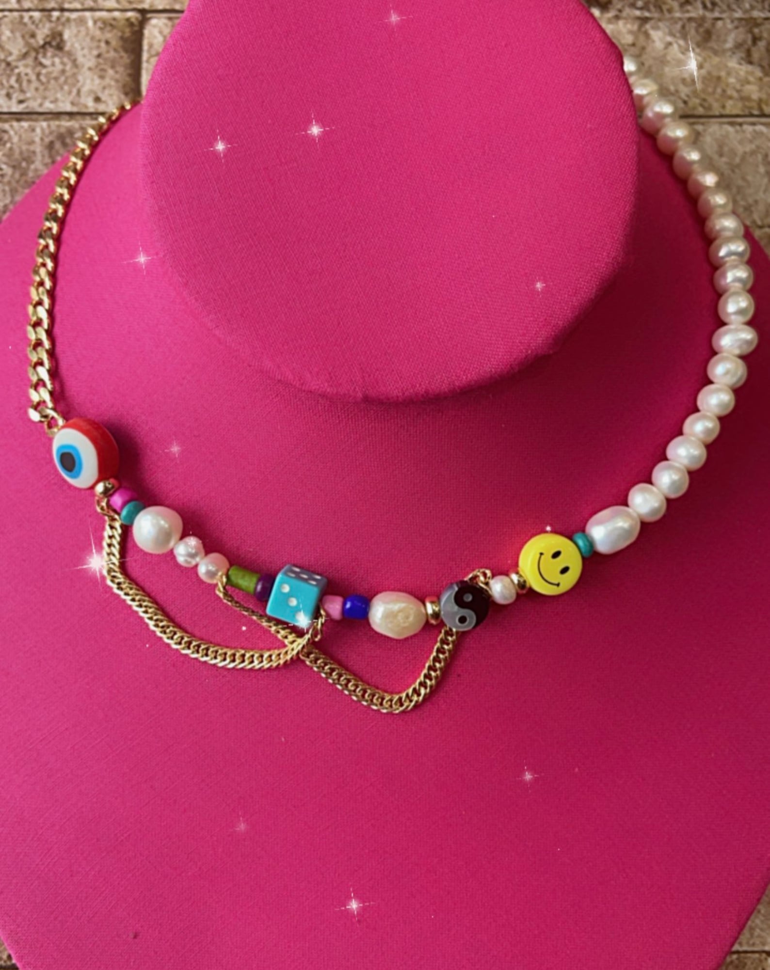 Smiley Necklace - Etsy