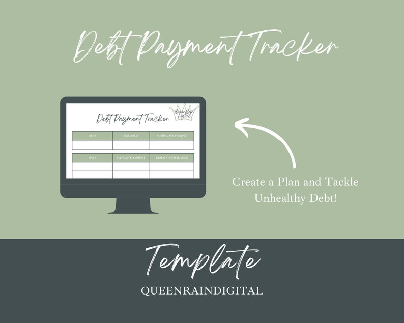Finance Template Bundle, SMART Goals, Debt Payment Tracker, Savings ...