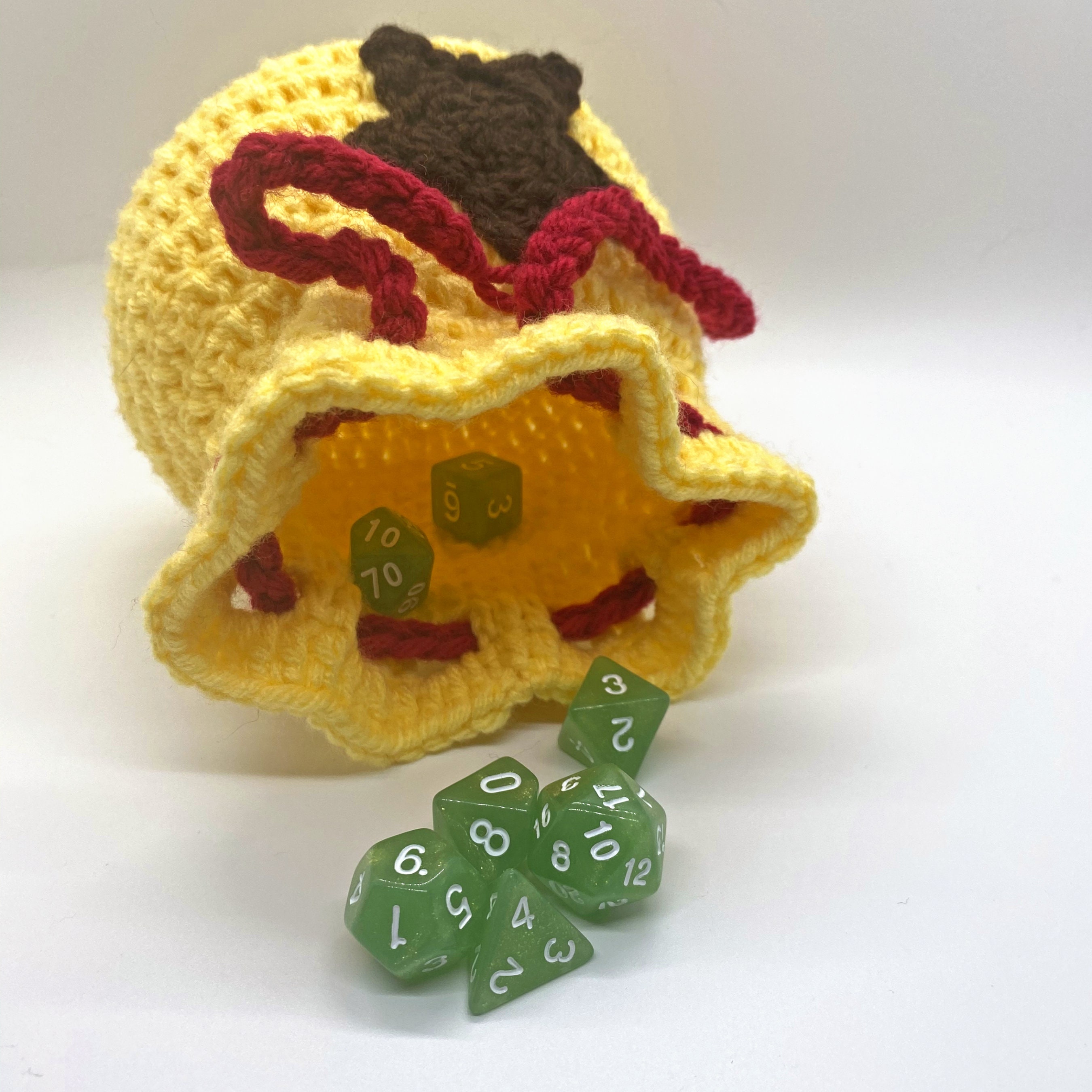 Crochet Pattern: Coin Pouch Dice Bag - Etsy