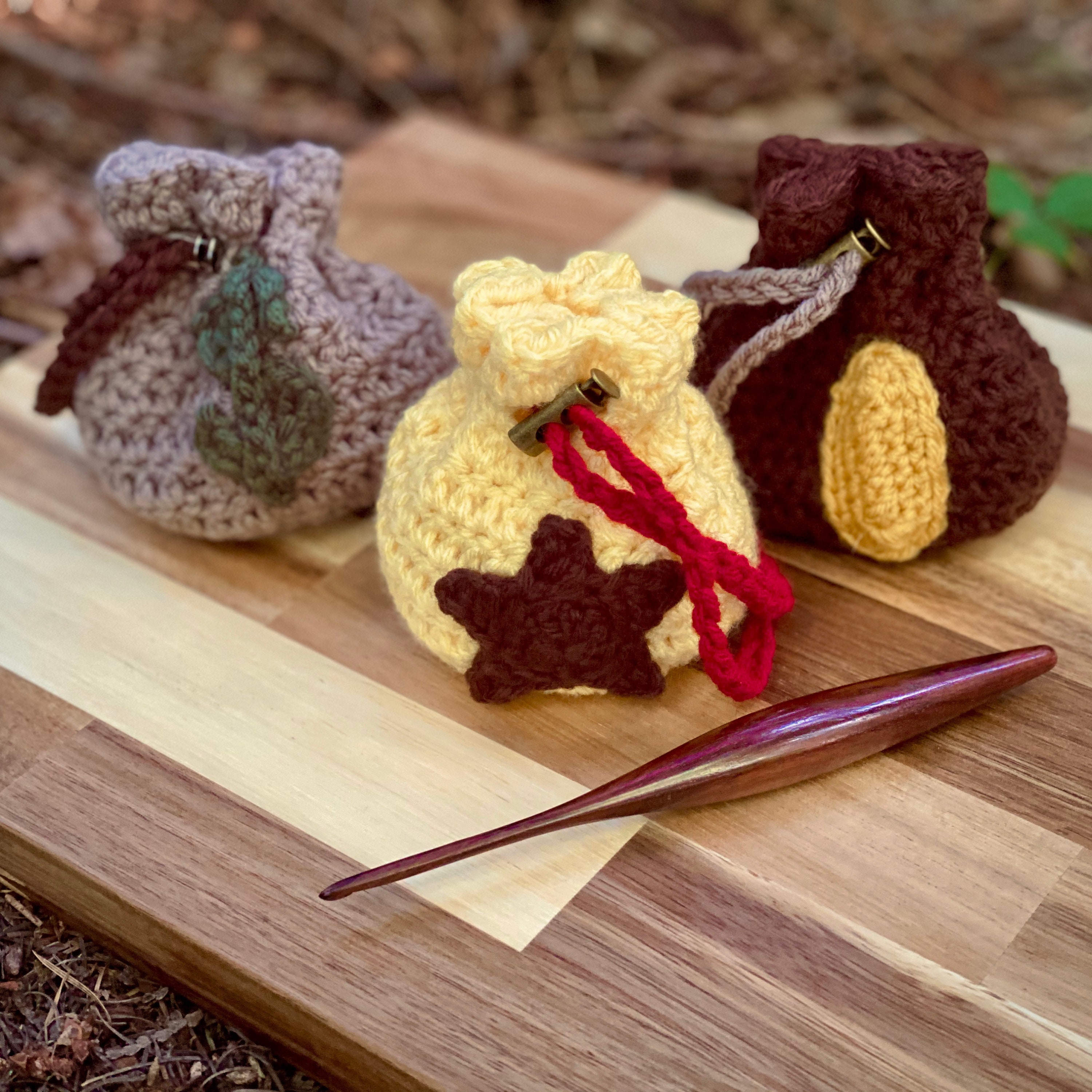 Crochet Pattern: Coin Pouch Dice Bag - Etsy