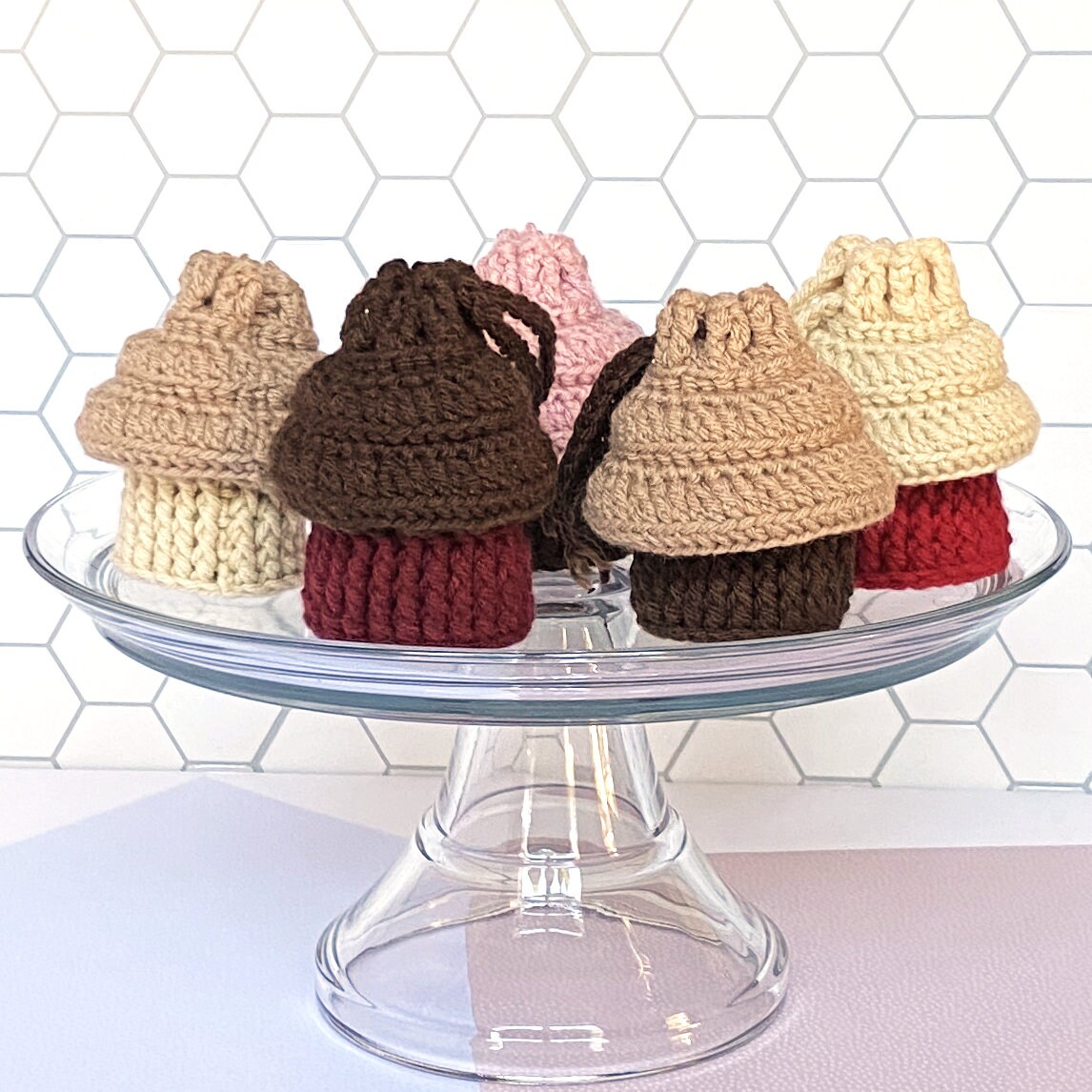 Crochet Pattern: Cupcake Dice Bag | Etsy