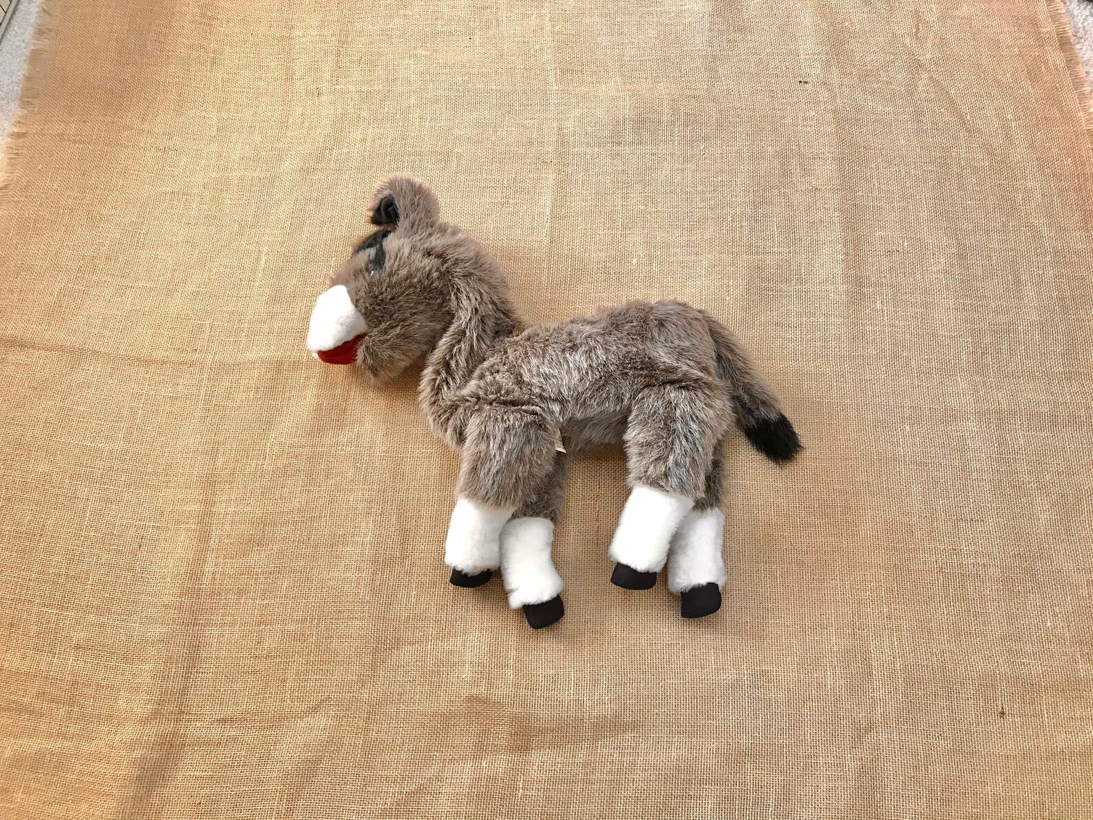 Large Plush Donkey Plushie Stuffed Animal Animated Kids | Etsy