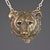 Brooke Stone Grizzly Bear Bronze Necklace - Etsy