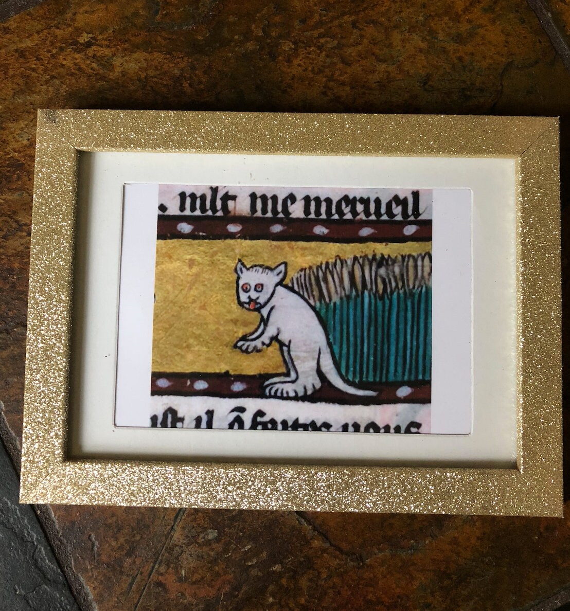 Drunk Cat Medieval Cat Print, Cat Gift, Home Decor, Authentic Art ...