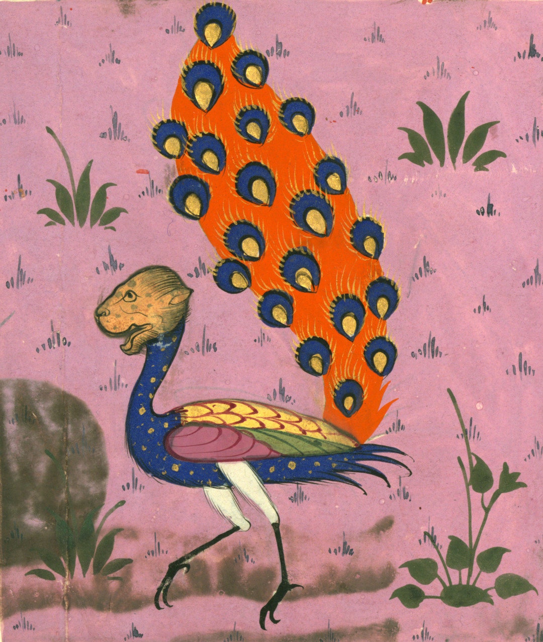 Peacock II Medieval Print, Medieval Art, Bestiary, Home Decor, Peacock ...