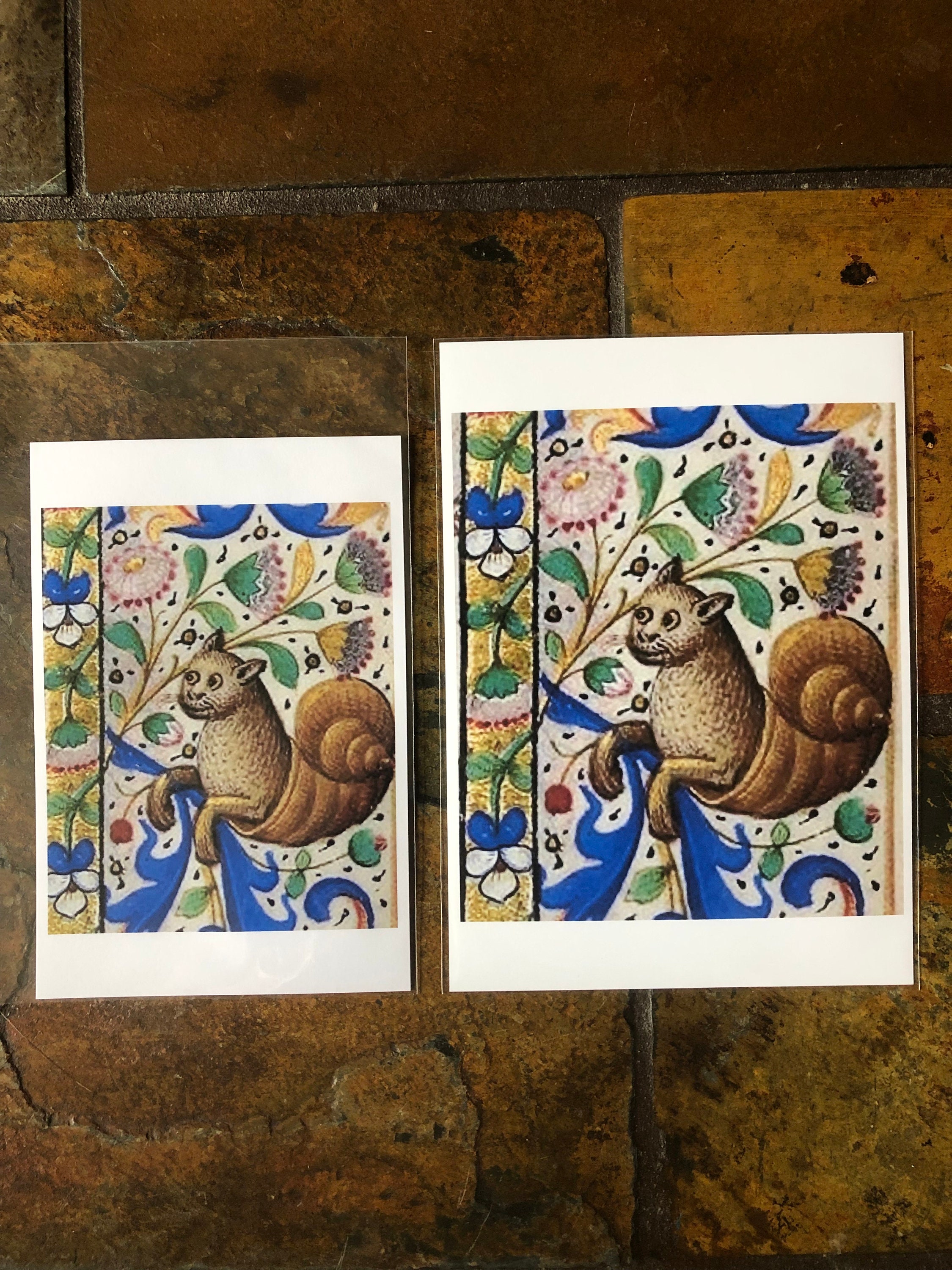 Catstropod III Medieval Print, Snail Cat Art Gift, Home Decor ...