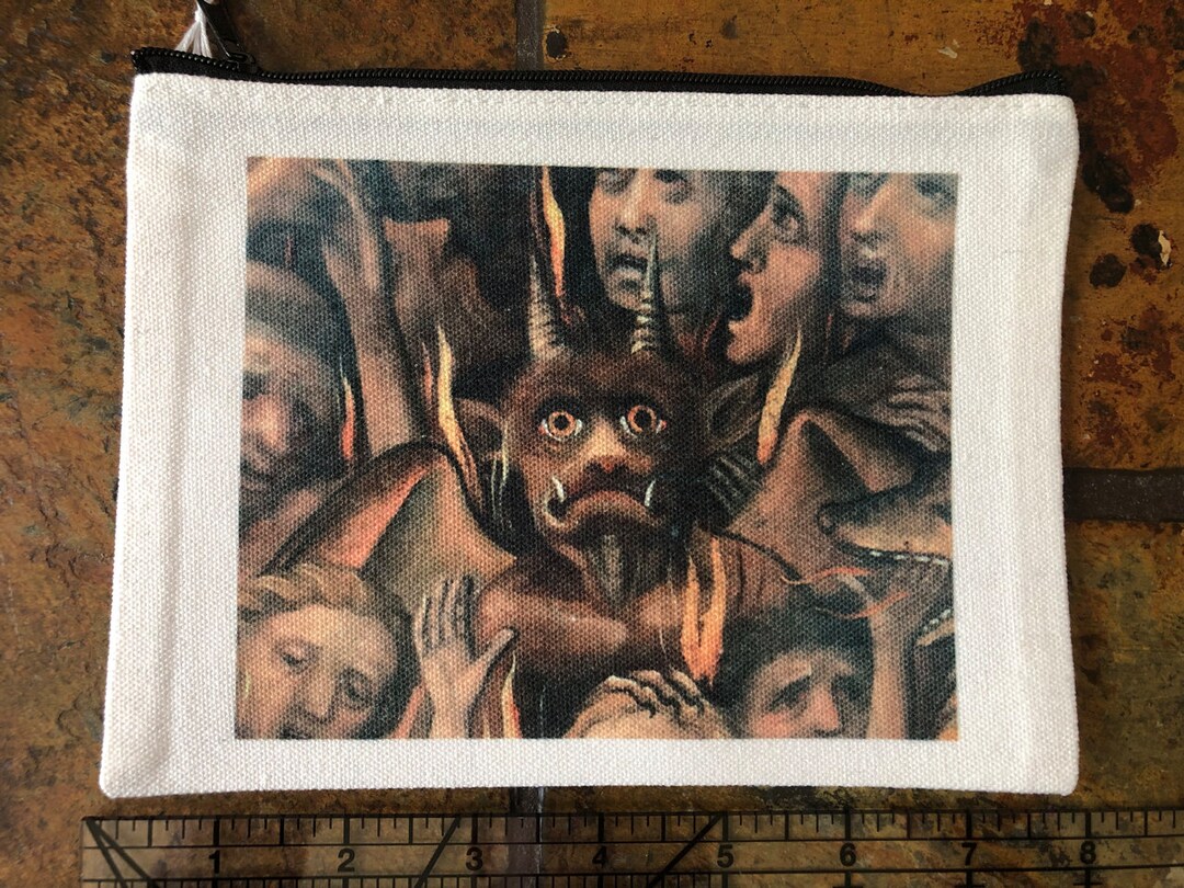 Zipper Bag With LOL Demon Art, School Pencil Case, Sewing Pouch, Makeup ...