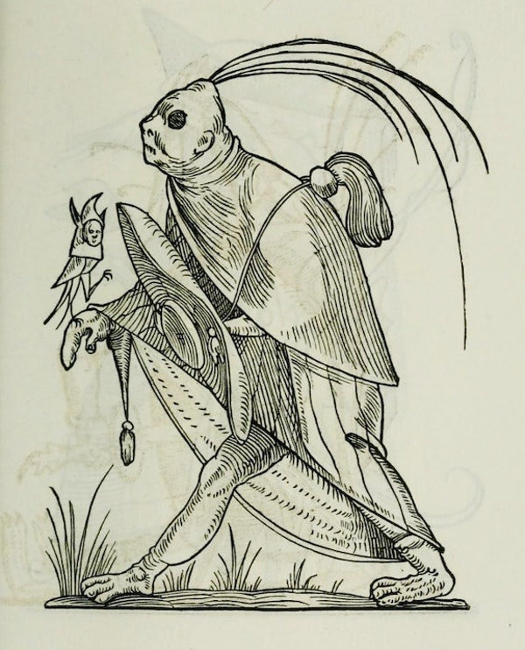 Blind Leading the Blind Renaissance Print, Medieval Art, Woodcut ...