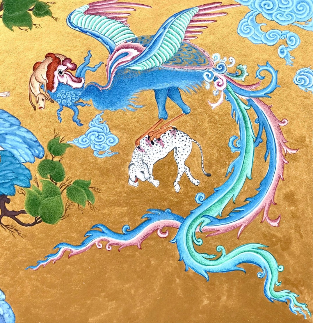 Dread Simurgh Medieval Art Print Persian Gift Wall Art - Etsy