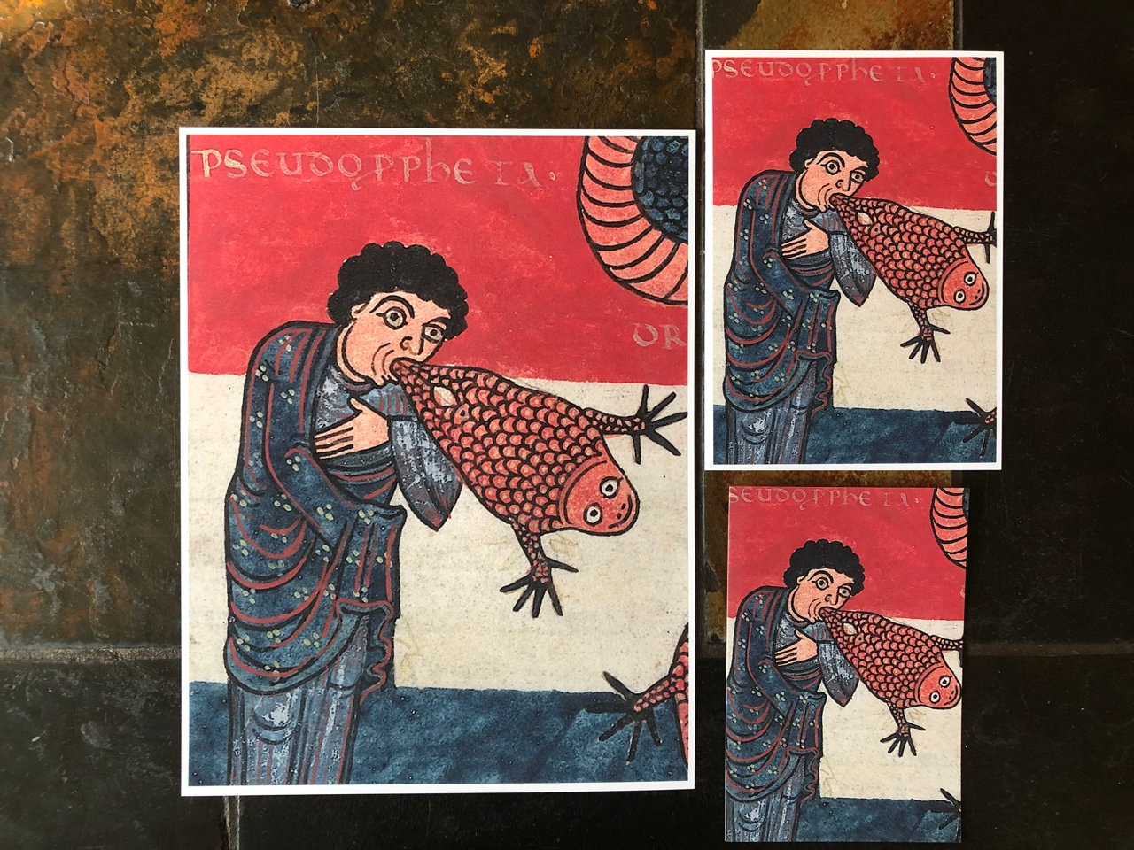 False Prophet Medieval Art Print, Fantasy Gift, Wall Art, Framable ...