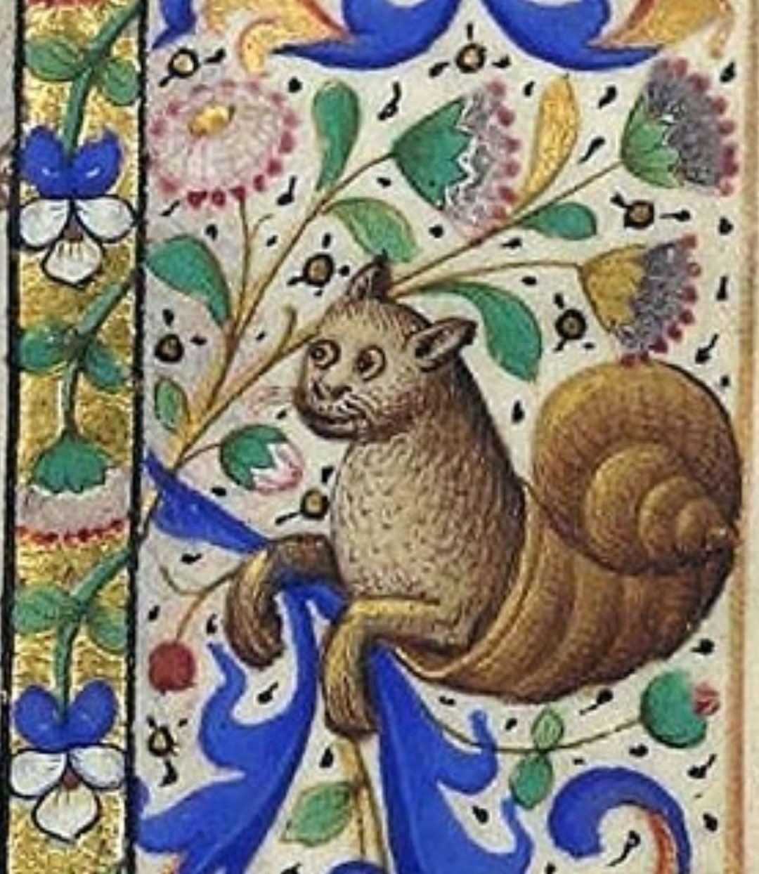 Catstropod III Medieval Print, Snail Cat Art Gift, Home Decor ...