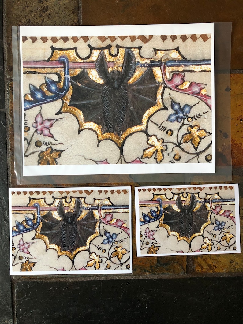 Majestic Bat Medieval Print, Gift for Bat Lover, Weird Bat Gifts, Weird ...