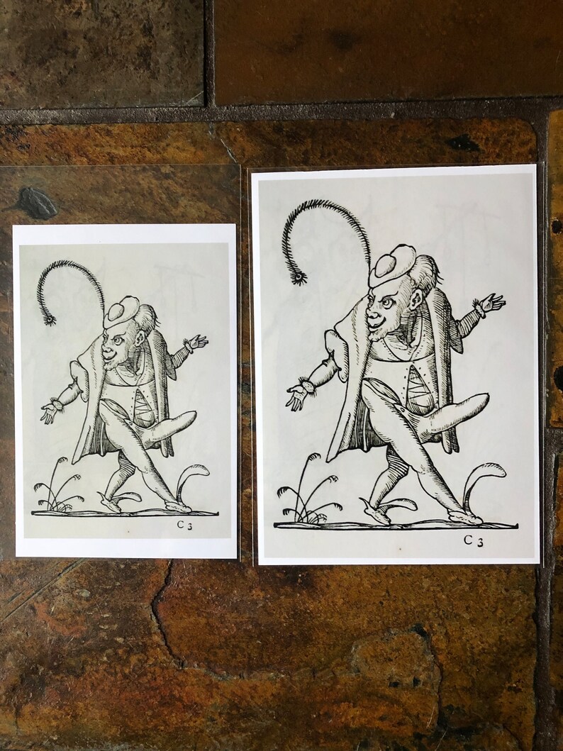 Priapic I Renaissance Print, Medieval Art, Woodcut, Richard Breton ...