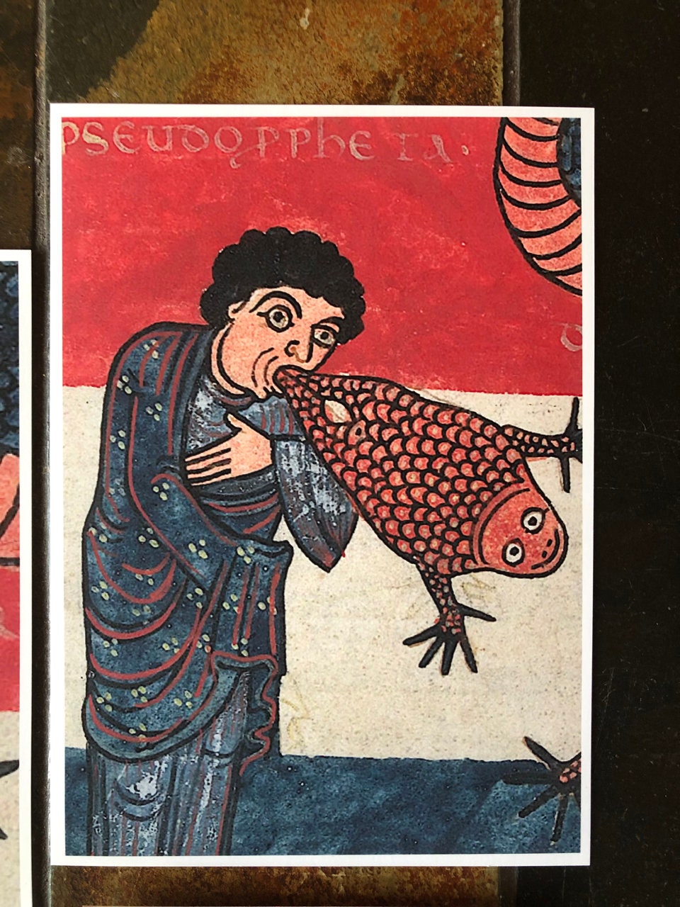 False Prophet Medieval Art Print, Fantasy Gift, Wall Art, Framable ...