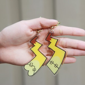 Trans Pikachu Tail Charms - Etsy