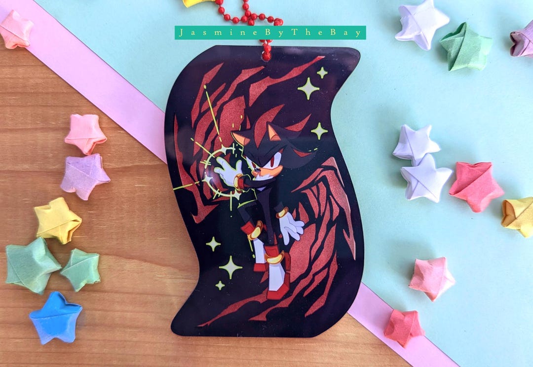 Doom Wing Glowing Quicksand Glitter Charm - Etsy