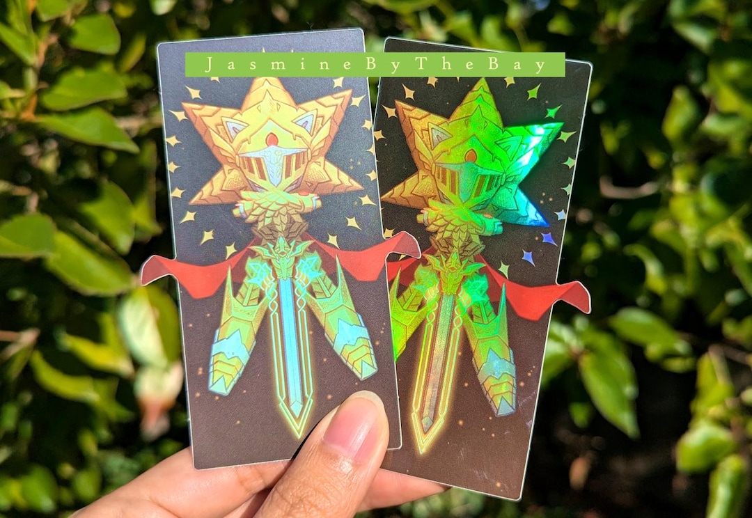 Excalibur Sonic Holo Sticker - Etsy