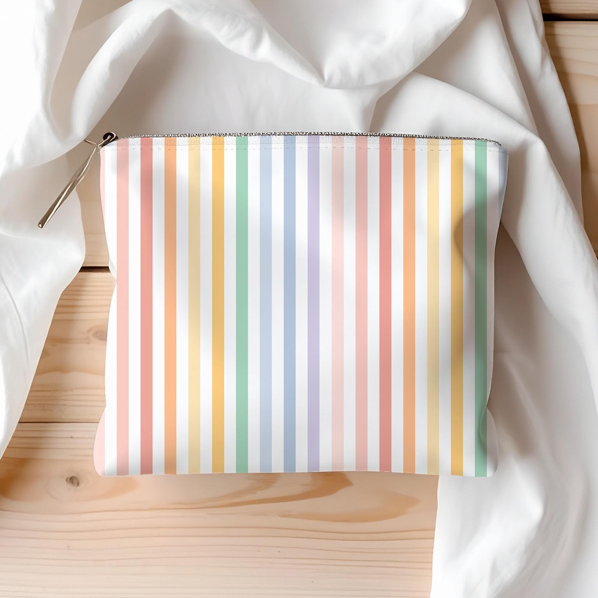 Rainbow Stripes Seamless Pattern, Colorful Vertical Stripe Repeating ...