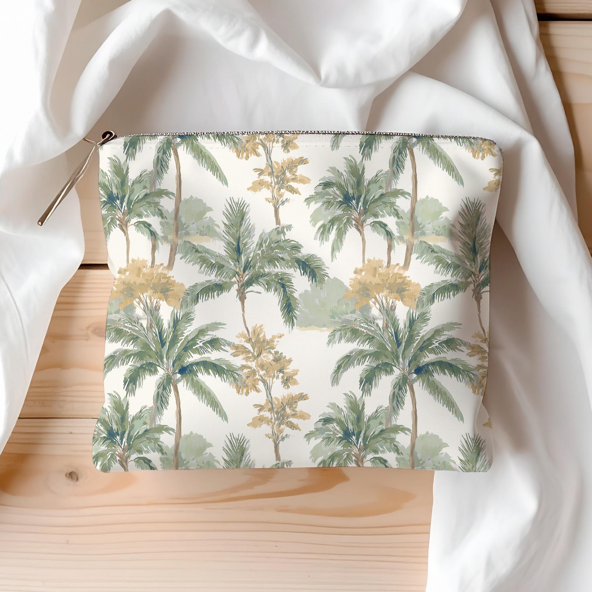 Sage Green Palm Trees Seamless Pattern, Tropical Palms Repeating ...