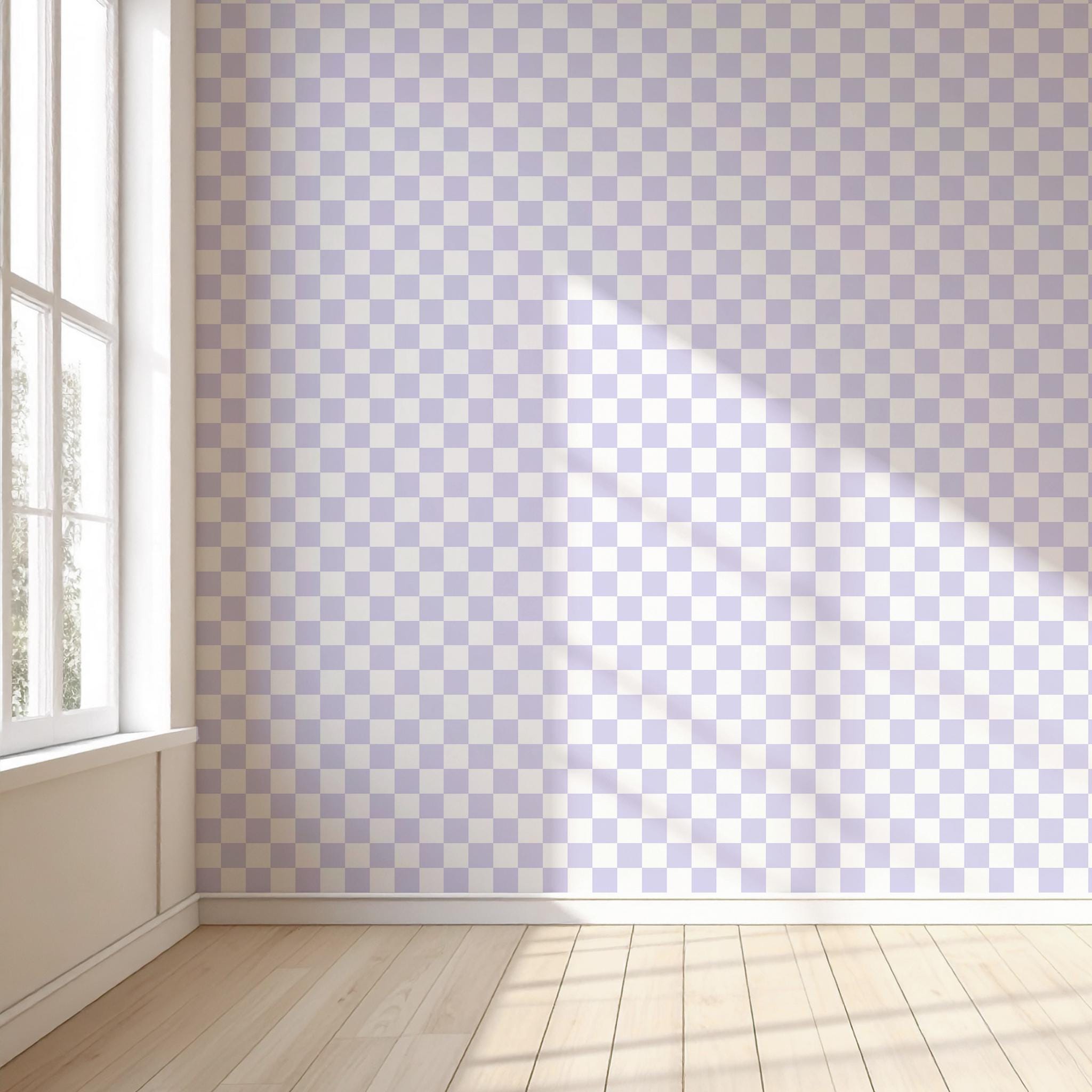 Pastel Checkers Seamless Patterns, Colorful Rainbow Checkers Repeating ...