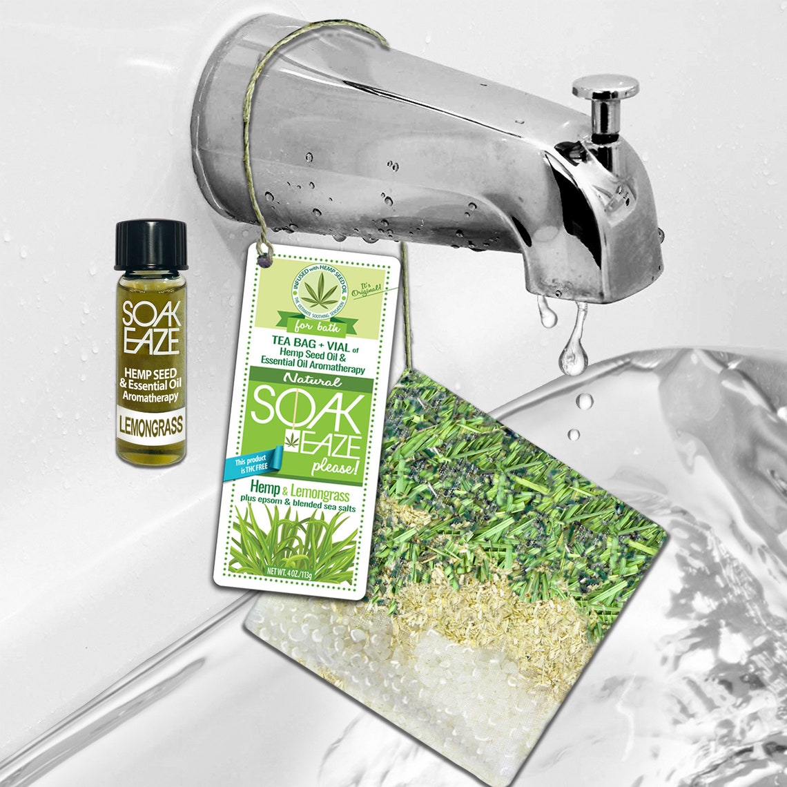 Soak Eaze Lemongrass Bath Tea Soak Amazing Turns Your Bathtub Into a ...