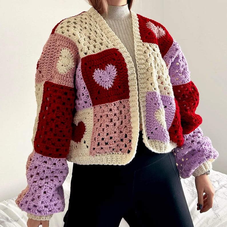 Custom Crochet Cardigan - Made to Order - Etsy Canada