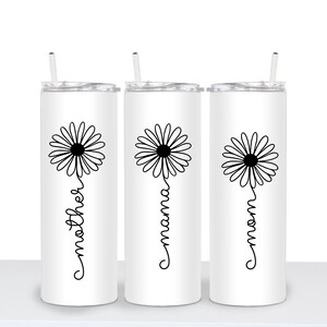 Mama Flower SVG, Daisy Svg, Flower Word Stem Svg, Mom Flower Design ...