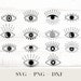 Evil Eye Svg, Witchy Devil Eye Png, Mystical Symbol, Celestial Eye SVG ...