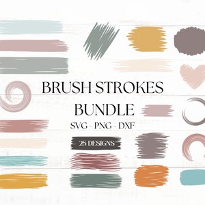 Hand Drawn Stroke Svg, Brush Stroke SVG, Paint Brush PNG - Etsy